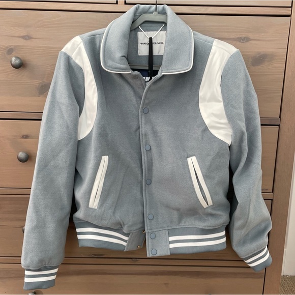 Maniere De Voir | Jackets & Coats | Nwt Maniere De Voir Satin Paneled ...